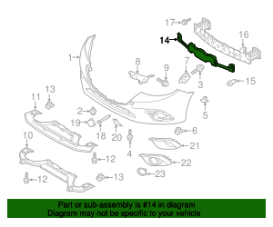 2014-2016 Mazda 3 Absorber BJS7-50-111 | TascaParts.com