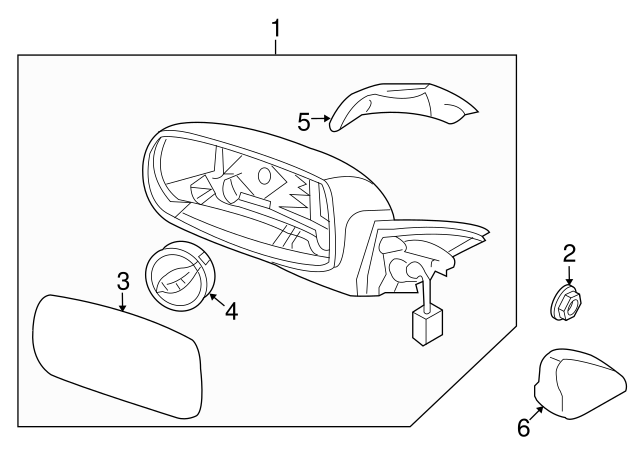 87612-2M000 - Mirror Motor 2010-2016 Hyundai Genesis Coupe | Group 1 ...