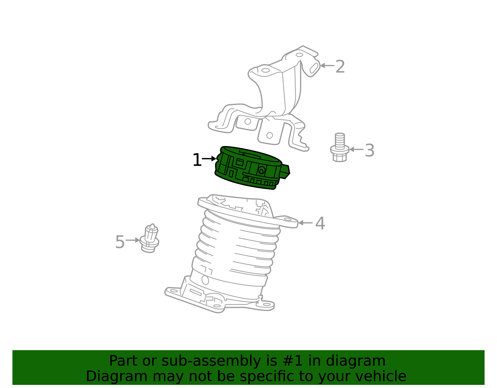 37450-TKN-H01 - Hybrid / Electric Vehicle Sound Alert Speaker 2020-2025 ...