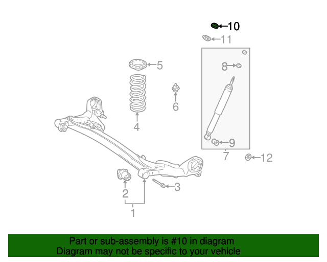 90948-02002 - Shock Washer - 1991-2003 Toyota | OEMGenuineParts.com