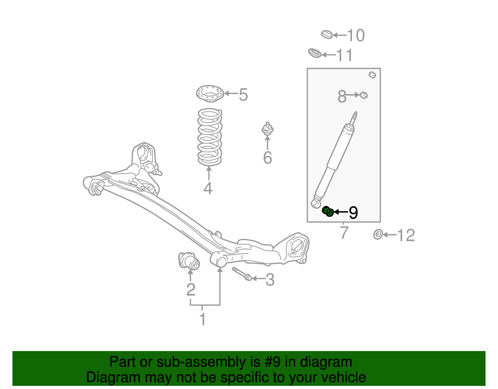 90385-16004 - Shock Absorber Bushing - 1996-2005 Toyota | Nucar Toyota ...