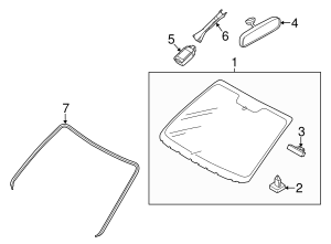 2012-2015 Mazda 5 Rain Sensor Cover C513-66-5G1 | TascaParts.com
