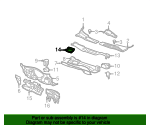 2006-2007 Chevrolet Monte Carlo Deflector-Plnm Wat 15794785 | GM Parts ...