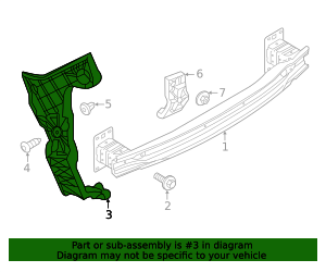 83A-807-453-A - Side Retainer 2019-2024 Audi Q3 | Audi OEM Parts
