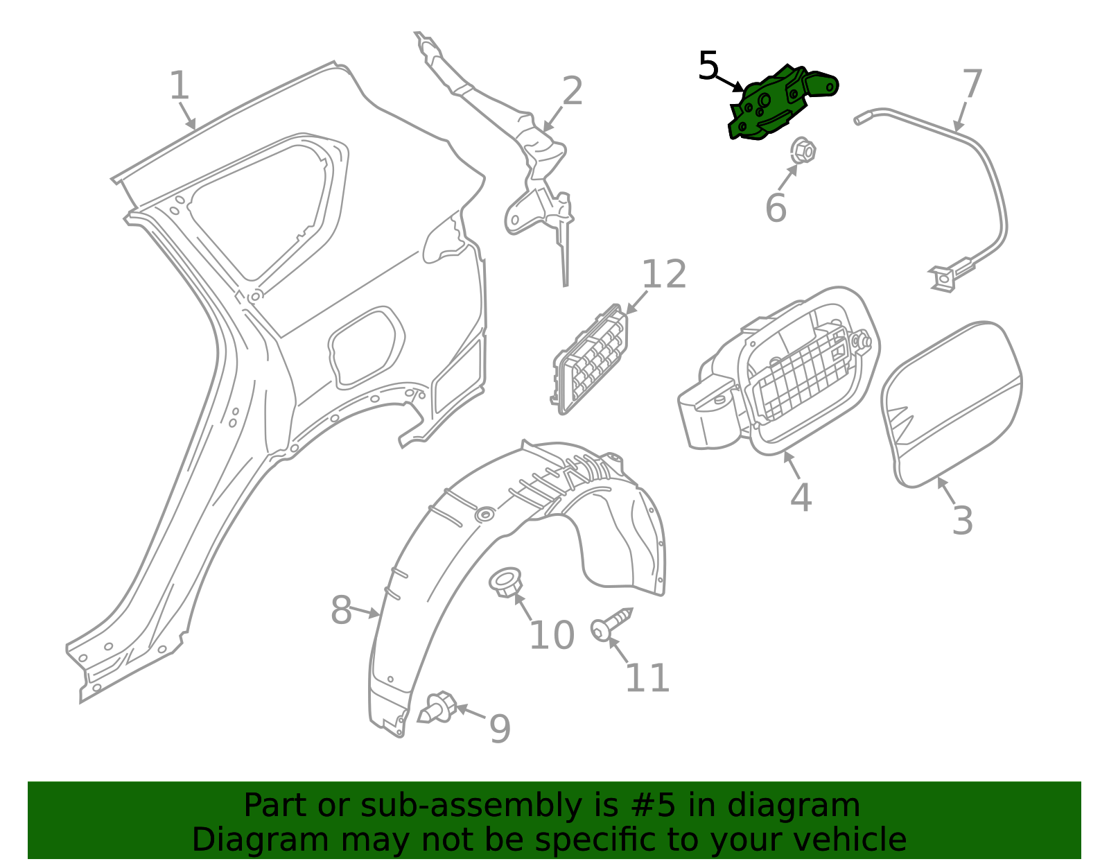 Genuine Lock Actuator for 2019-2023 Hyundai Santa Fe | Part# 81550 ...
