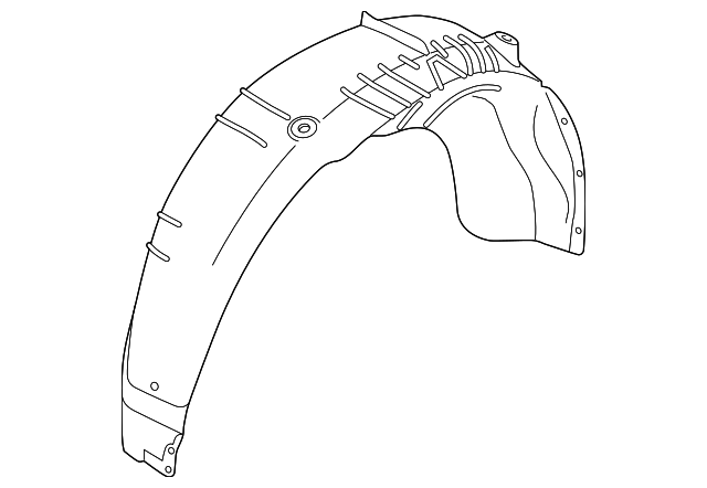 2019-2020 Hyundai Santa Fe Wheelhouse Liner 86821s2000 | Retail ...