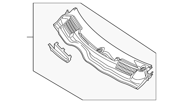 2016-2023 Mercedes-Benz Metris Cowl Vent Panel 447-830-16-01-9051 | MB ...
