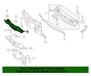 447-620-00-73 - Upper Panel 2016-2023 Mercedes-Benz Metris | Mercedes ...