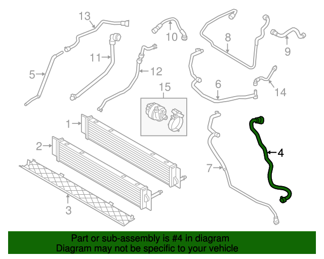 Genuine BMW 17-12-7-640-823 | Inlet Hose | FREE Shipping on Most Orders ...