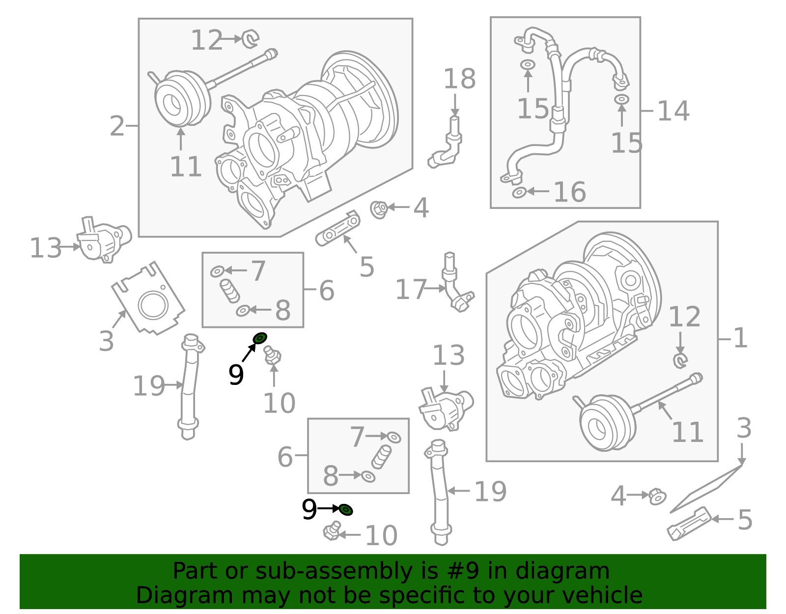 2018-2025 Audi Turbocharger Oil Seal N-013-844-1 | TascaParts.com