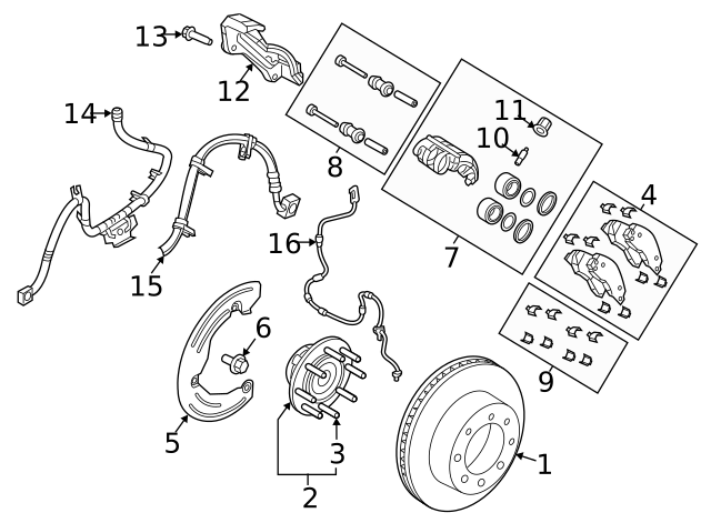 2019-2021 Ram Caliper - Passenger Side (RH) 68453092AB | TascaParts.com