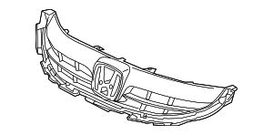 71121-TT1-A01 - Base Front Grille (Upper) - 2013-2015 Honda Civic ...
