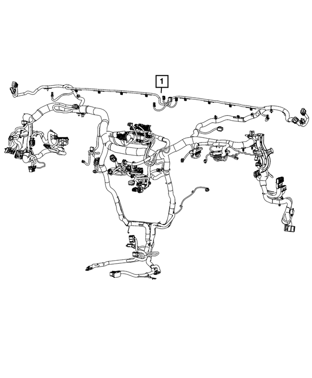 2023 Chrysler Pacifica Instrument Panel Wiring 68627688AB | Mopar Estores