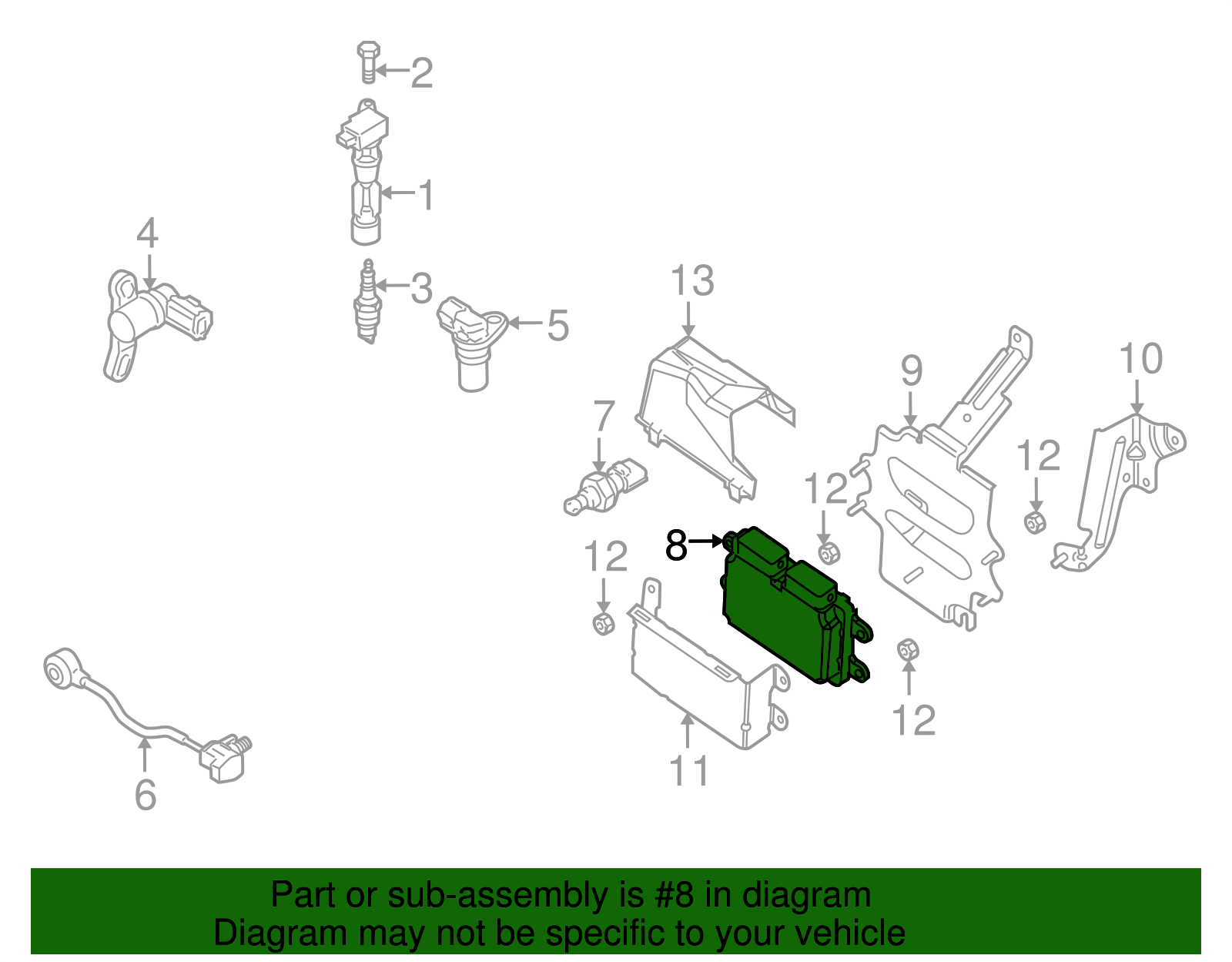 2010 Mazda 6 Engine Control Module (ECM) L558-18-881C | RealMazdaParts.com