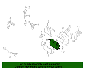 2009-2010 Mazda 6 Module Powertrain Control L518-18-881M | TascaParts.com