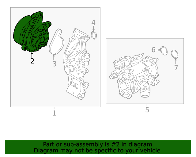 Genuine BMW 11-51-8-678-905 | Water Pump | FREE Shipping on Most Orders ...
