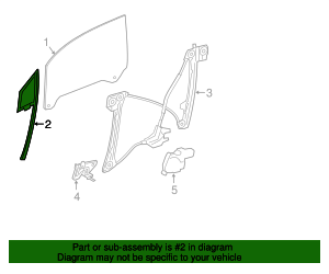 Genuine BMW 51-35-7-289-041 | Fixed Glass | FREE Shipping on Most ...