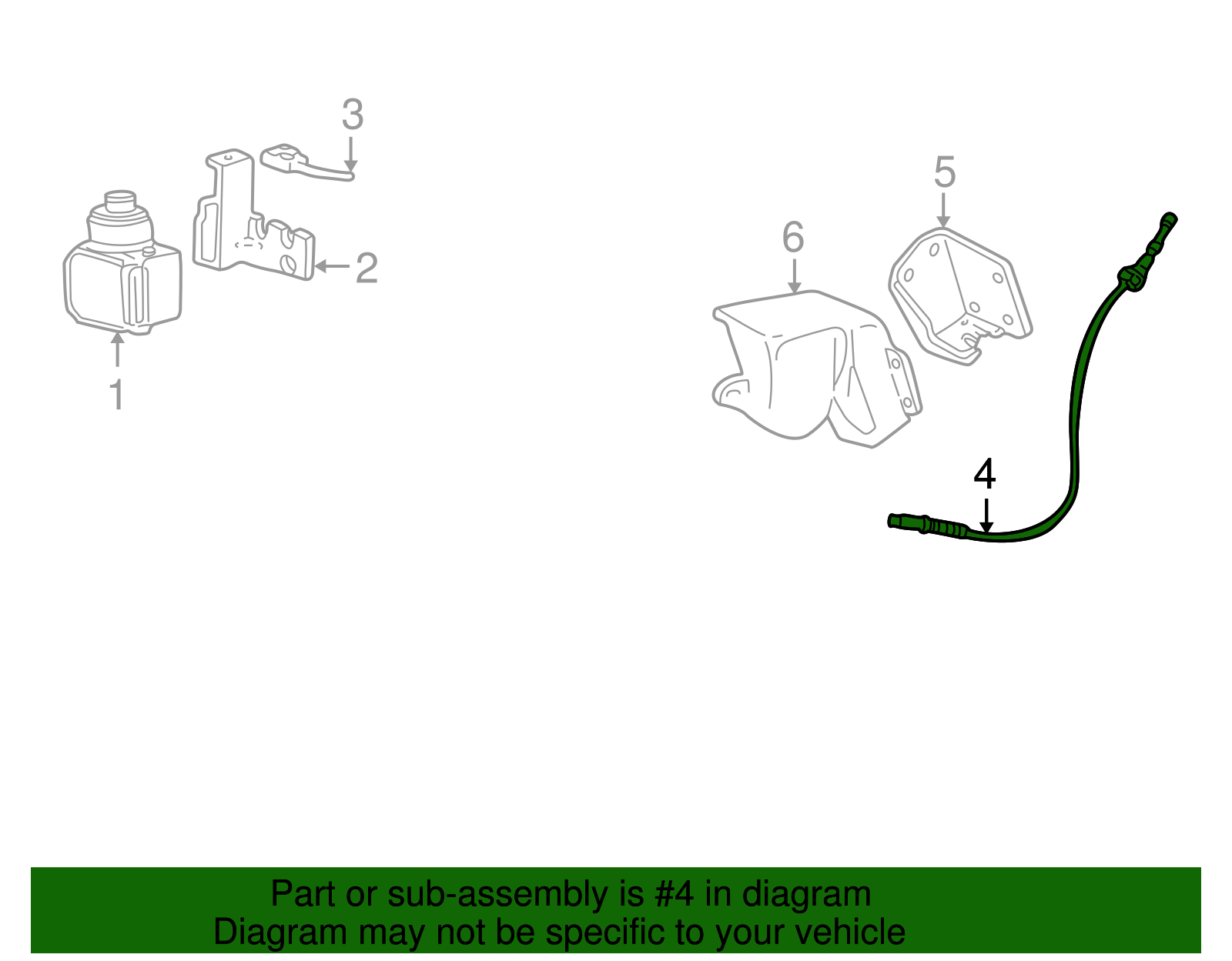 2001-2011 Ford Ranger Throttle Cable 6L5Z-9A758-A | OEM Parts Online