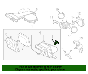 2015-2025 Lexus Mass Air Flow Sensor 22204-75040 | OEM Parts Online
