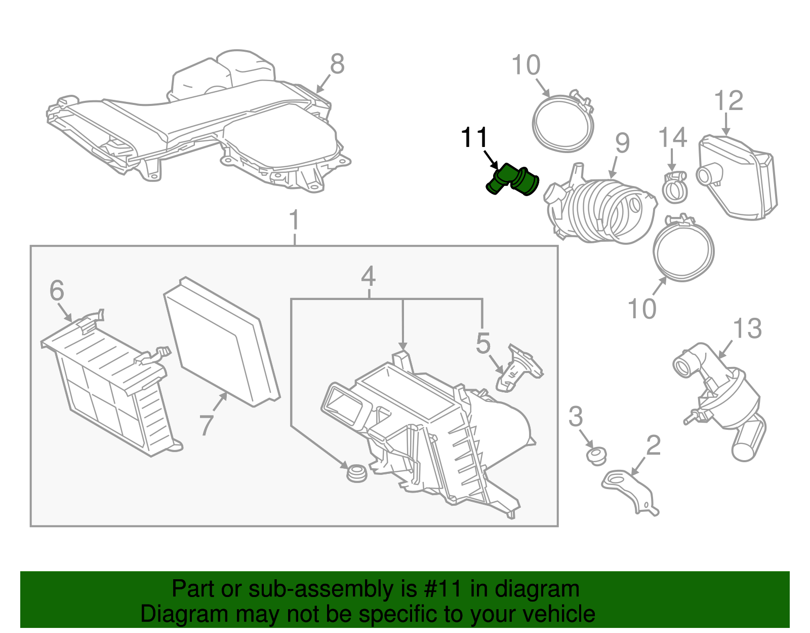 17878-0P040 - High-Quality PCV Valve Hose for 2010-2022 Lexus ...