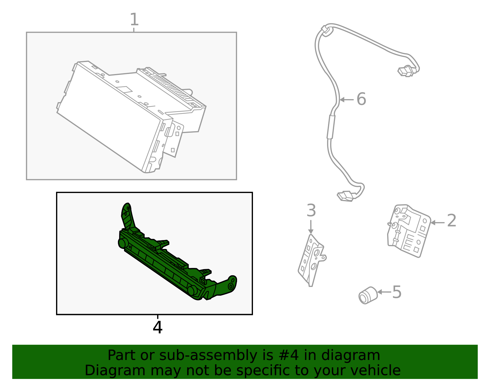 2020-2022 Kia Display Switch 96540-G5200CGS | TascaParts.com