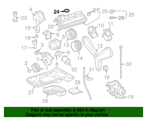 12196-50010 - Gasket, Oil Filler Cap Housing 1998-2009 Toyota | Longo ...