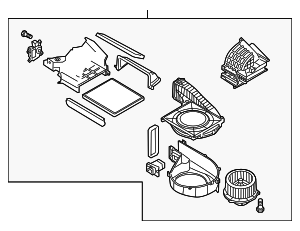 2010-2016 Hyundai Genesis Coupe Blower Assembly 97100-2M000 | QuirkParts
