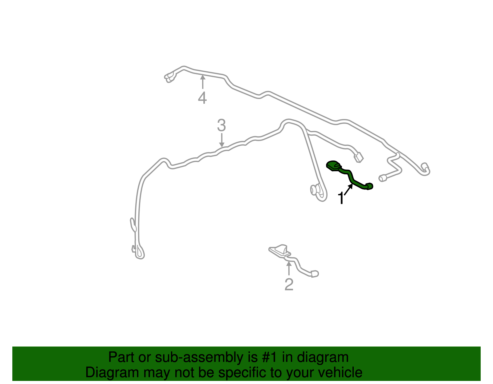 2011-2014 Toyota Sienna Radio Antenna Mast 86960-08021 ...