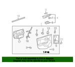 2008-2012 Chevrolet Malibu Trunk Lid Release Switch 15835338 GM ...