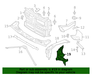 Genuine BMW 51-64-9-463-154 | Headlamp Mounting | FREE Shipping on Most ...