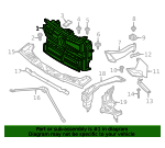 51748493410 - 2020-2021 BMW X1 Cooling Duct (51-74-8-493-410) | BMW of ...