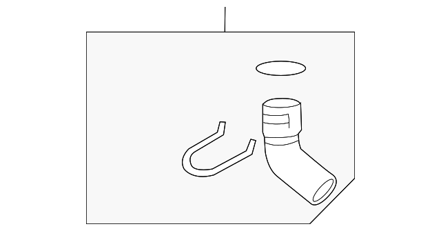 8R0-121-055-K - Radiator Coolant Hose 2013-2016 Audi Q5 | Audi OEM Parts