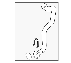 8R0-121-055-D - Lower Hose 2011-2017 Audi Q5 | Audi OEM Parts