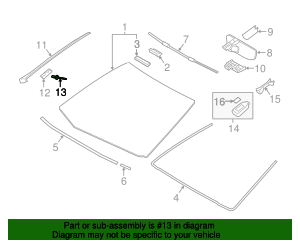 2006-2023 Lexus Side Molding Rivet 75547-51021 | OEM Parts Online