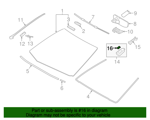 2007-2024 Lexus Rain Sensor Tape 89944-42010 | OEM Parts Online