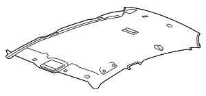 2016-2023 Chevrolet Malibu Light Ash Gray Headlining Trim Panel ...