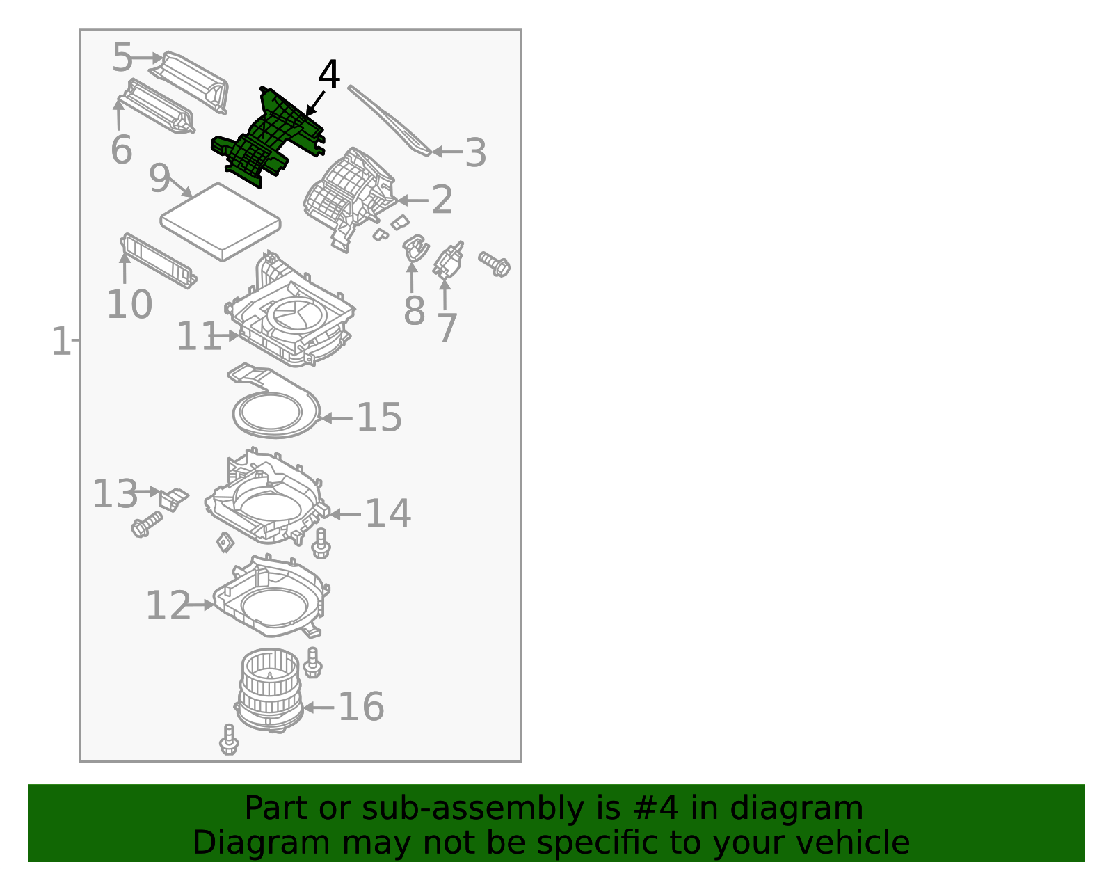 2021-2023 Hyundai Air Inlet Case 97131-AB000 | Hyundai Wholesale Direct