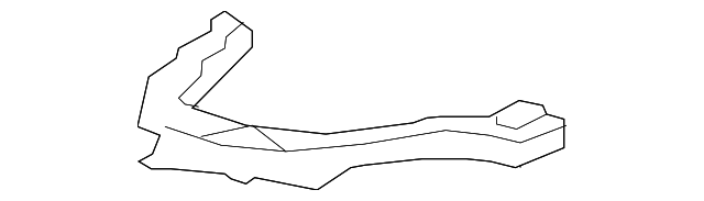 71190-T0A-A00 - Beam, L Front Bumper Corner (Upper) 2012-2014 Honda CR ...