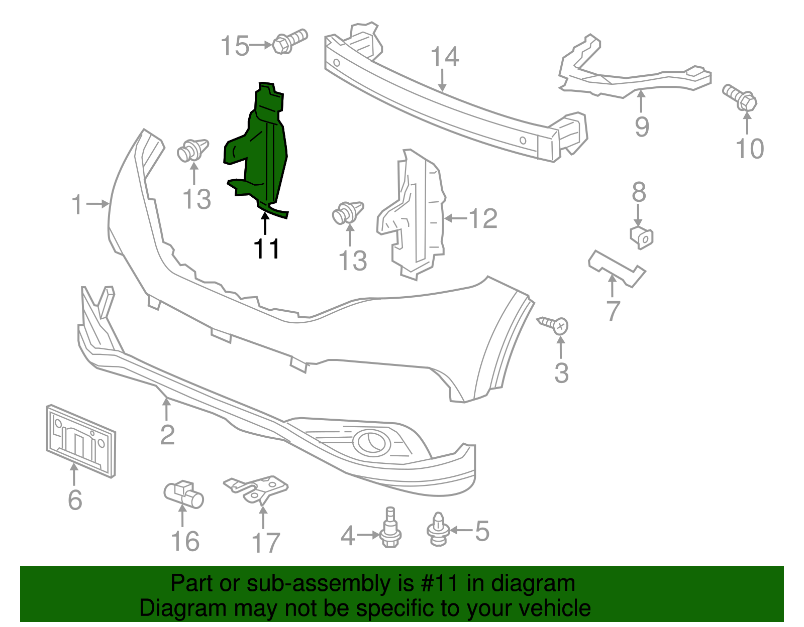 2012-2014 Honda CR-V Side Duct 71106-T0A-A00ZA | Retail Performance ...