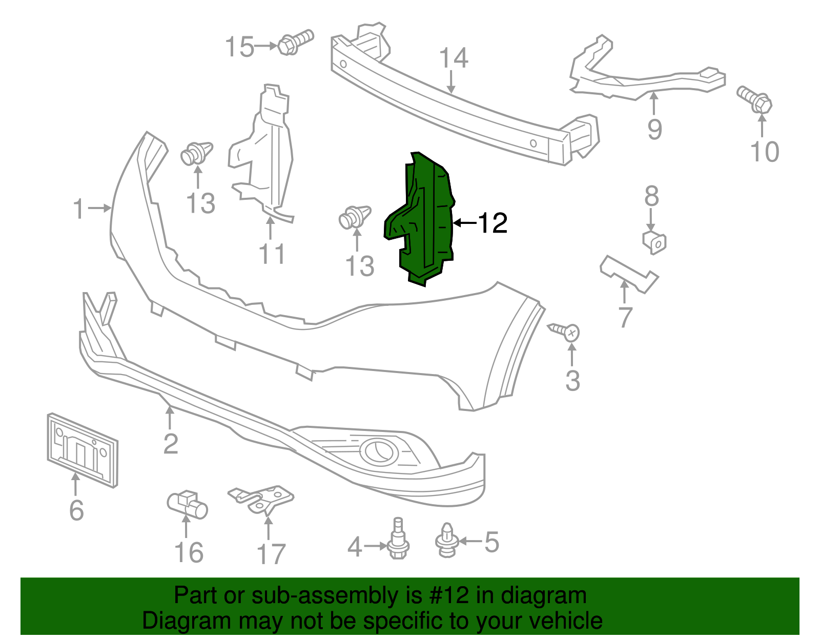 71107-T0A-A00ZA - Side Duct 2012-2014 Honda CR-V | Honda Parts Online