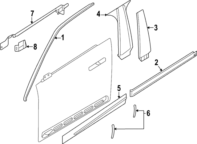 Genuine BMW 51-33-5-A3D-558 | Lower Molding | FREE Shipping on Most ...