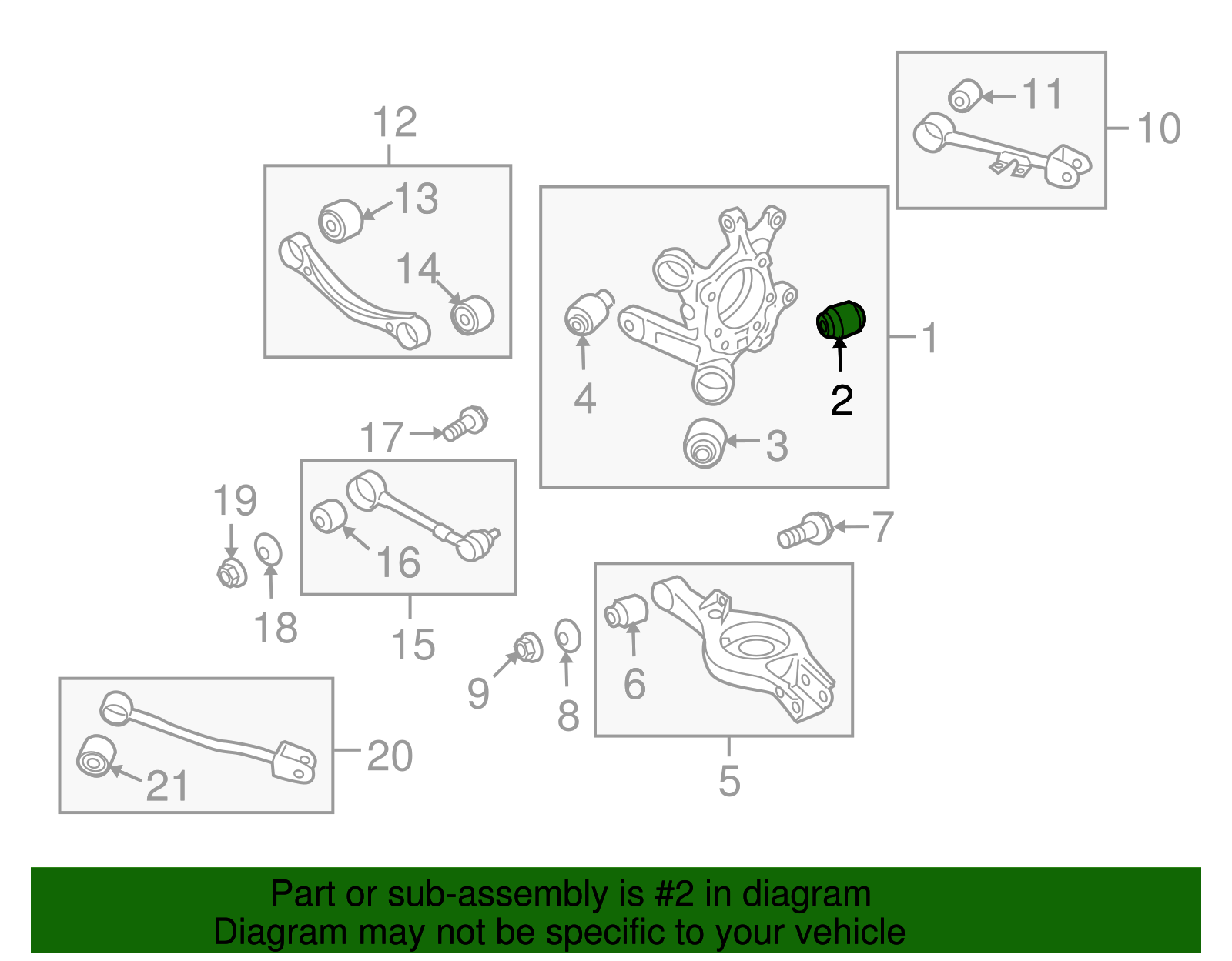 2007-2025 Hyundai Knuckle Bushing 55130-4D000 | Retail Performance Auto ...