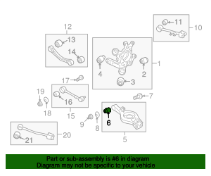 2010-2016 Hyundai Genesis Coupe Lower Control Arm Bushing 55218-2M000 ...