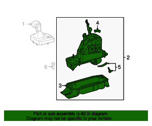 2010-2016 Volkswagen Gear Shift Assembly 5K1-713-025-EQ | OEM Parts Online