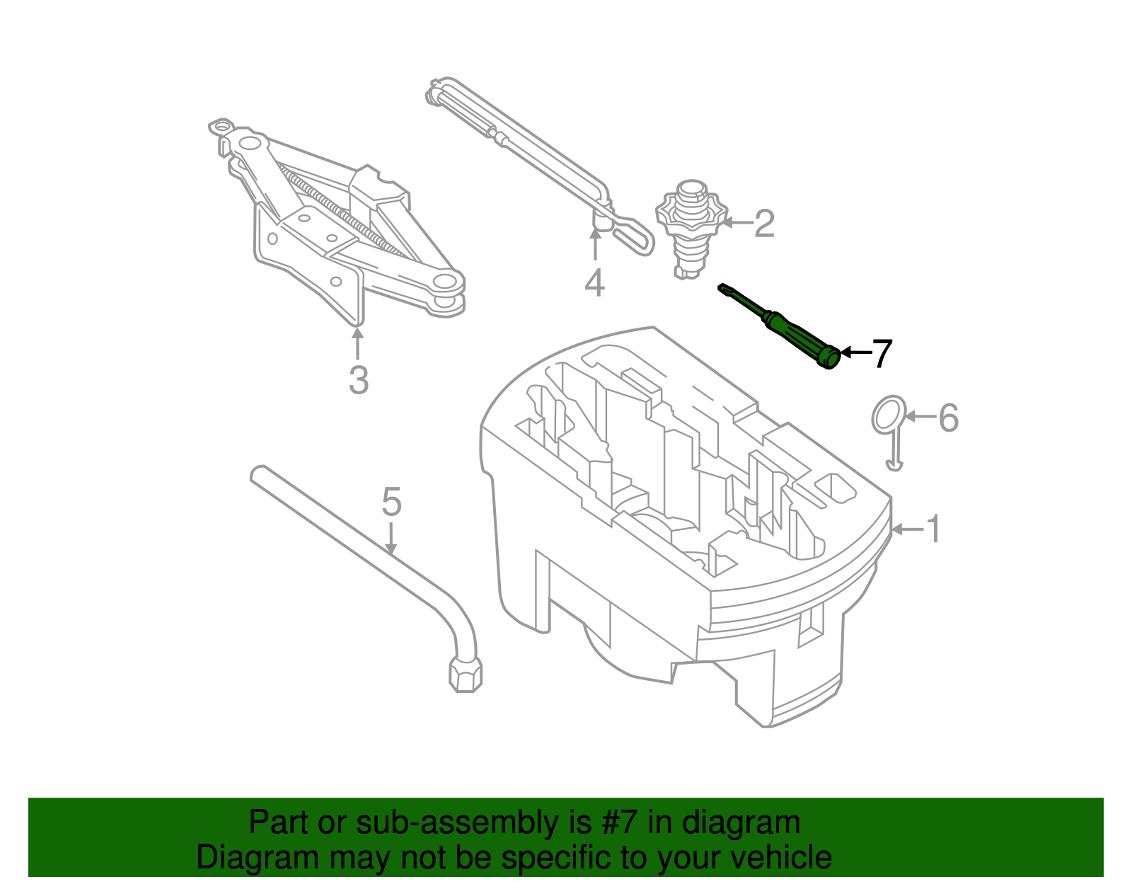 2012-2025 Volkswagen Screwdriver 8Z0-012-255 | VW Direct Auto Parts