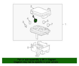 2010-2024 GM Ignition Relay 13598349 GM | GMPartsDirect.com