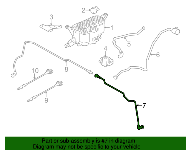 4G0-201-991-J - Vent Pipe 2012-2015 Audi | Audi OEM Parts