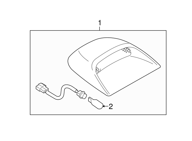 2012-2014 Subaru Impreza High Mount Lamp 84701FJ000VH | Subaru Parts Store