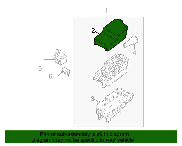 2011-2013 Mazda 3 OEM NEW 2011-2013 Mazda 3 Engine Compartment Relay ...