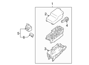 BBM6-66-760 - Fuse & Relay Box 2011-2013 Mazda 3 | AutoNationParts.com